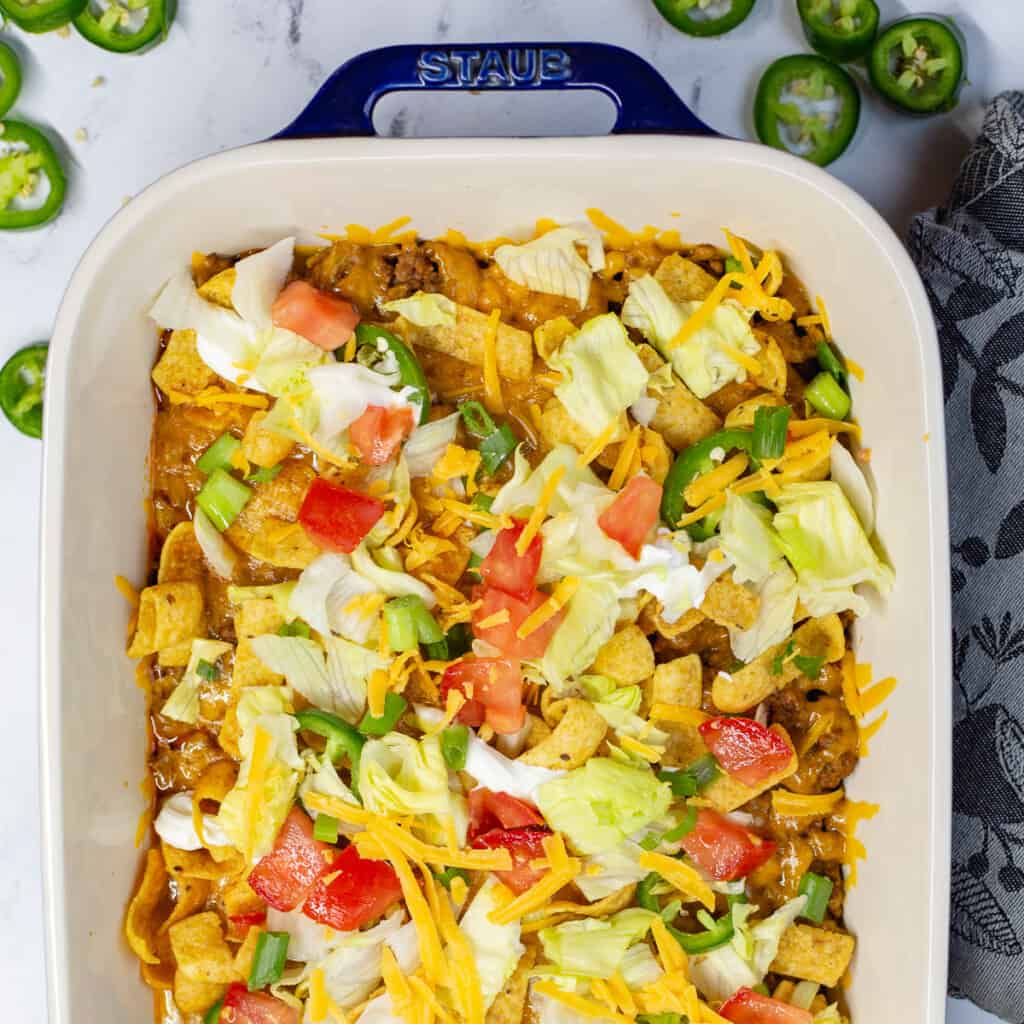 Taco Casserole With Fritos Shes Not Cookin