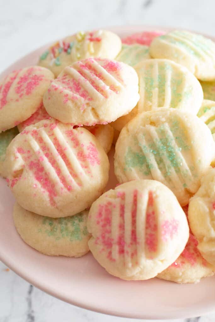Easter Shortbread Cookies | She's Not Cookin'