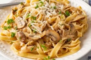 Creamy Mushroom Pasta (30 Minutes) | She's Not Cookin'