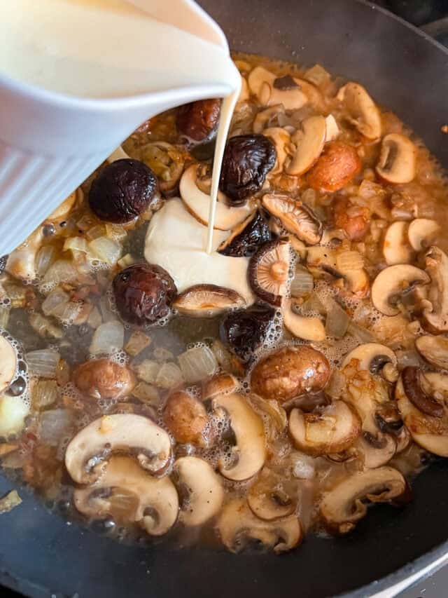 Creamy Mushroom Pasta (30 Minutes) | She's Not Cookin'