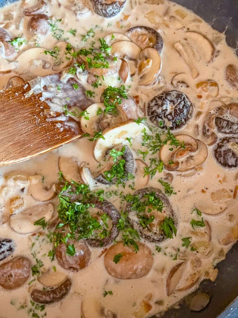 Creamy Mushroom Pasta (30 Minutes) | She's Not Cookin'
