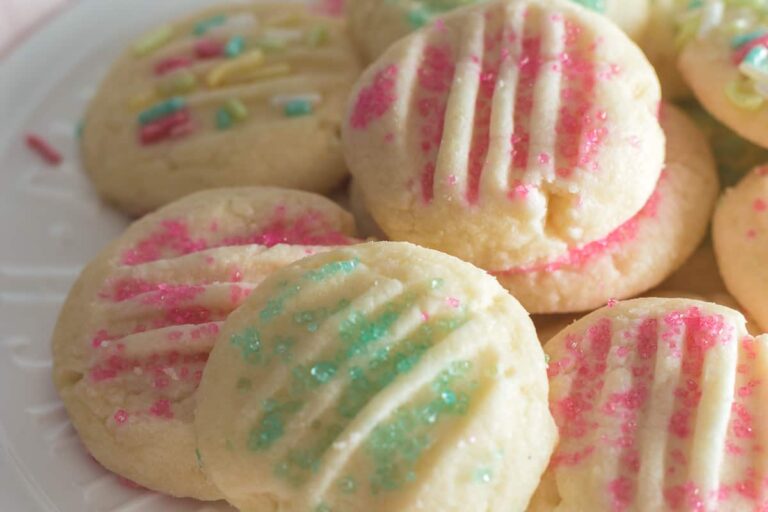 Easter Shortbread Cookies | She's Not Cookin'
