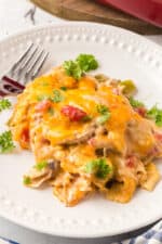 Easy King Ranch Chicken Casserole Recipe with Rotel | She's Not Cookin'