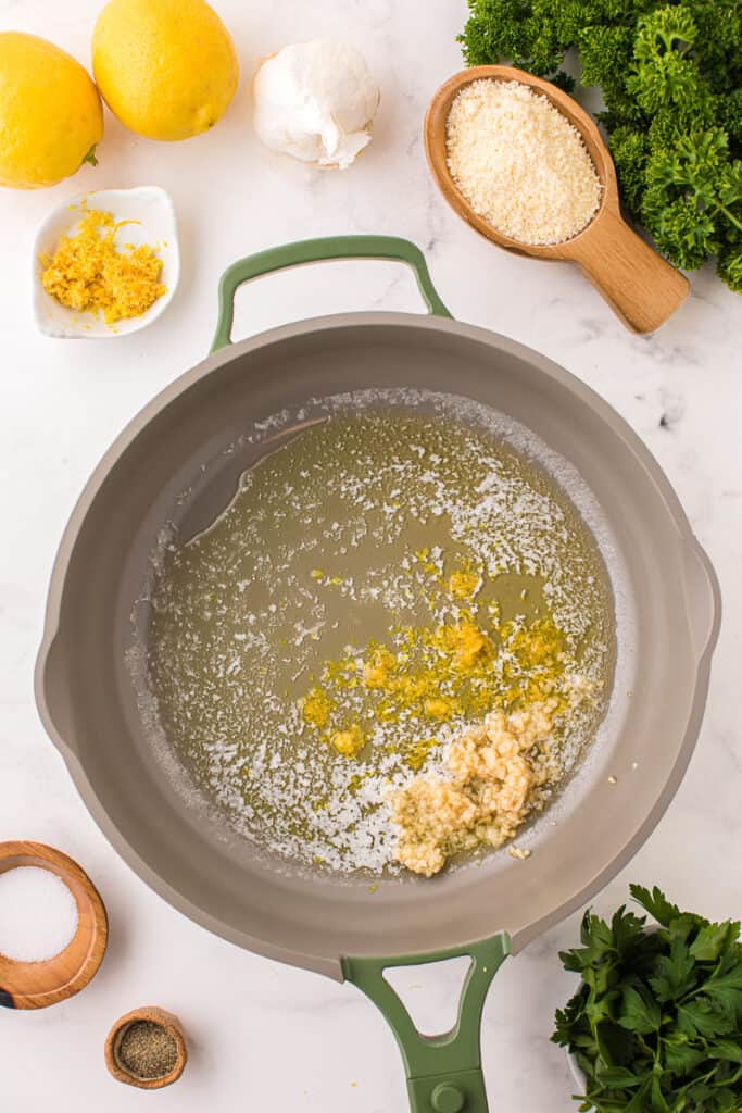 Easy Lemon Garlic Parmesan Pasta (20 minutes) | She's Not Cookin'