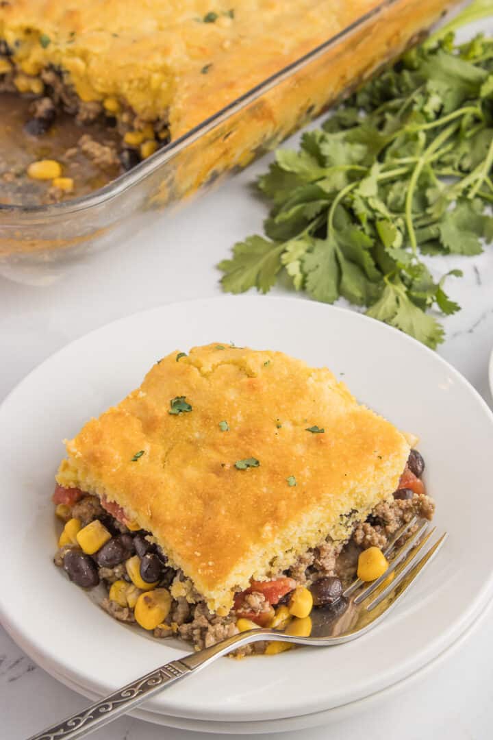 Cowboy Cornbread Casserole with Jiffy Mix | She's Not Cookin'