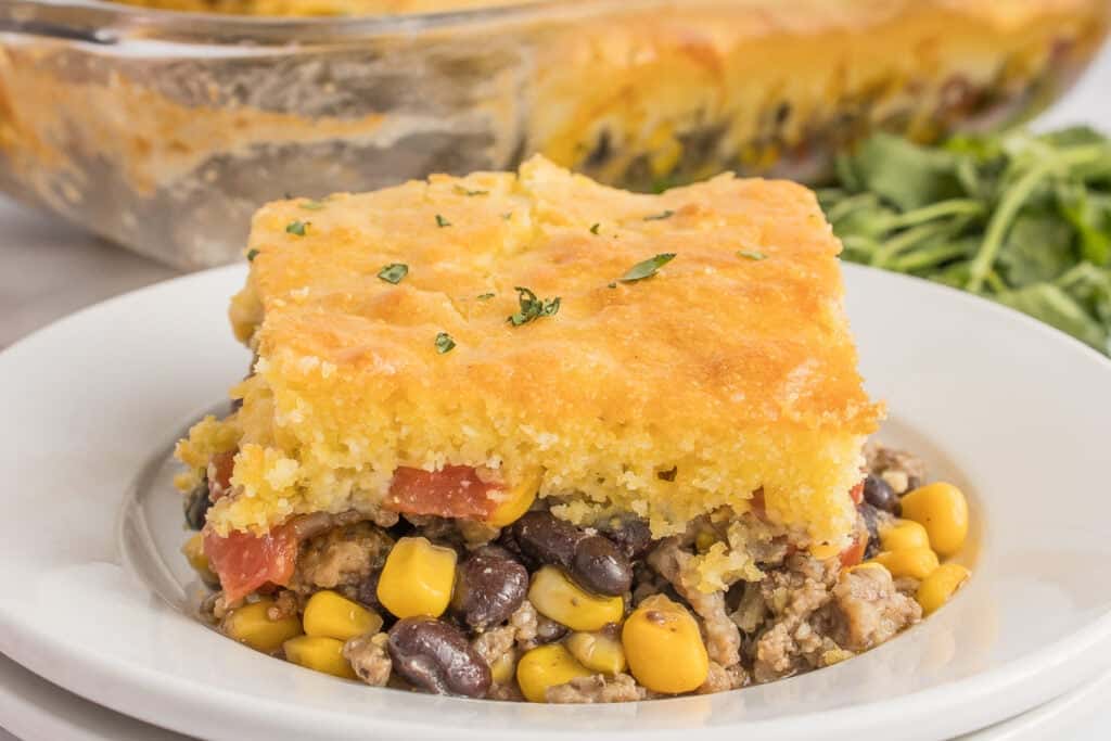 Cowboy Cornbread Casserole with Jiffy Mix | She's Not Cookin'