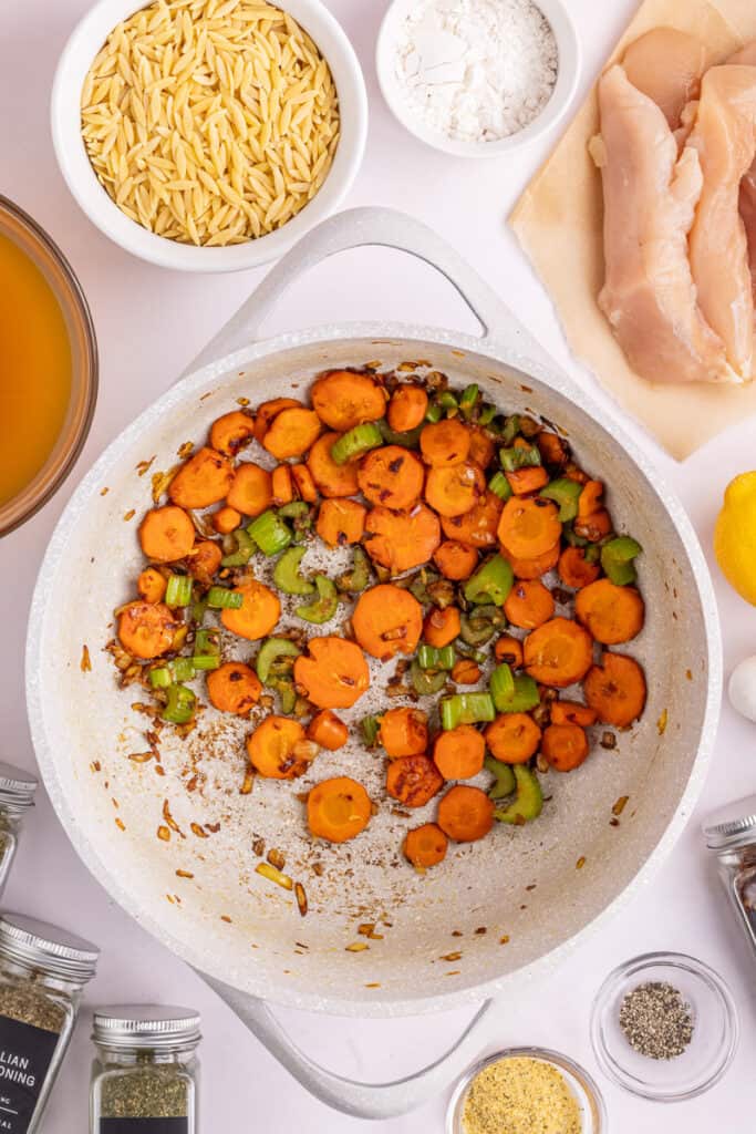 Easy Lemon Chicken Orzo Soup Recipe Shes Not Cookin