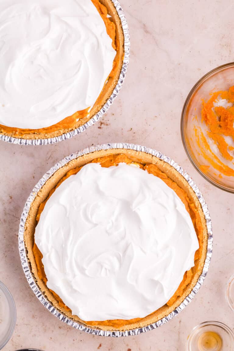 Easy No Bake Pumpkin Pie Recipe (With Cream Cheese) | She's Not Cookin'