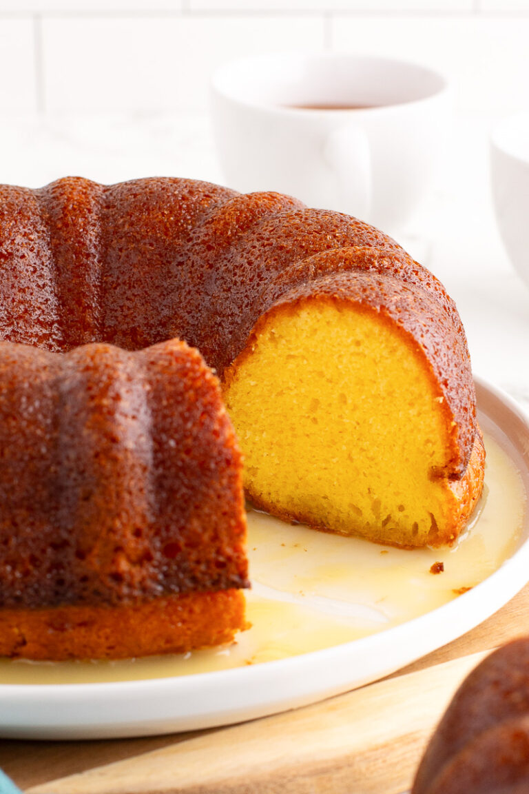 Easy Rum Cake with Cake Mix | She's Not Cookin'