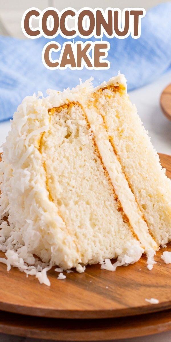 Simple & Moist Coconut Cake | She's Not Cookin'