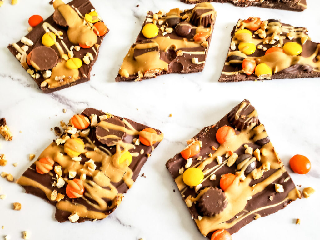 Reese's Peanut Butter Bark | She's Not Cookin'