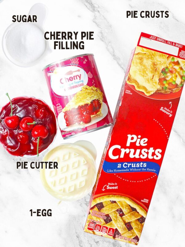 Mini Cherry Pies (with Store-bought Pie Crust) | She's Not Cookin'