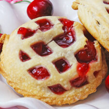 Mini Cherry Pies (with Store-bought Pie Crust) | She's Not Cookin'
