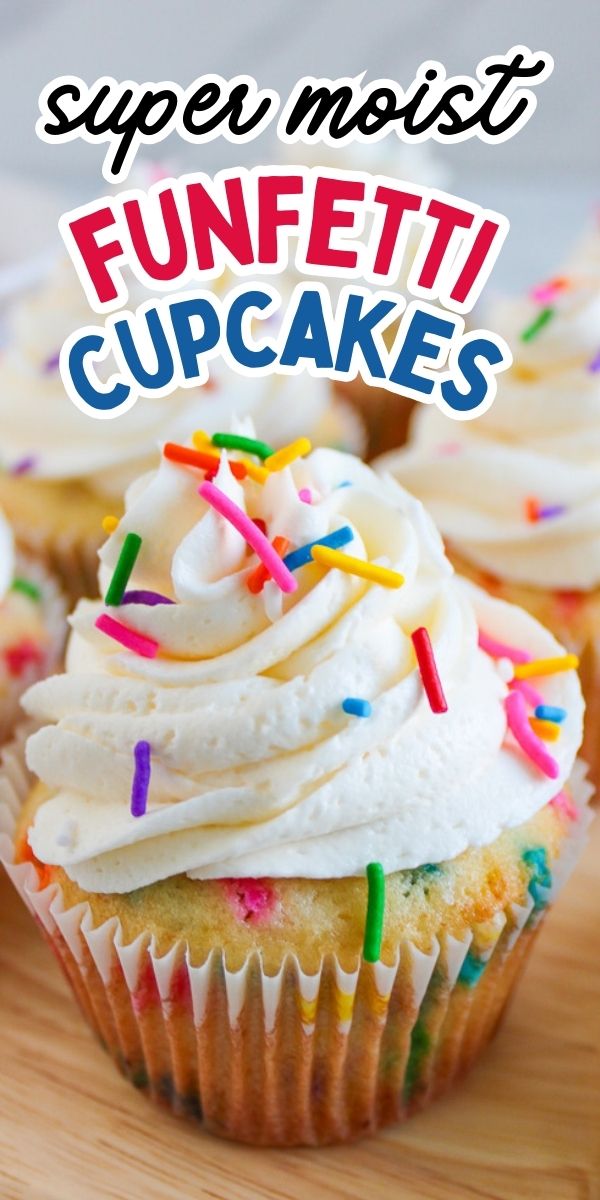 Easy Homemade Funfetti Cupcakes | She's Not Cookin'