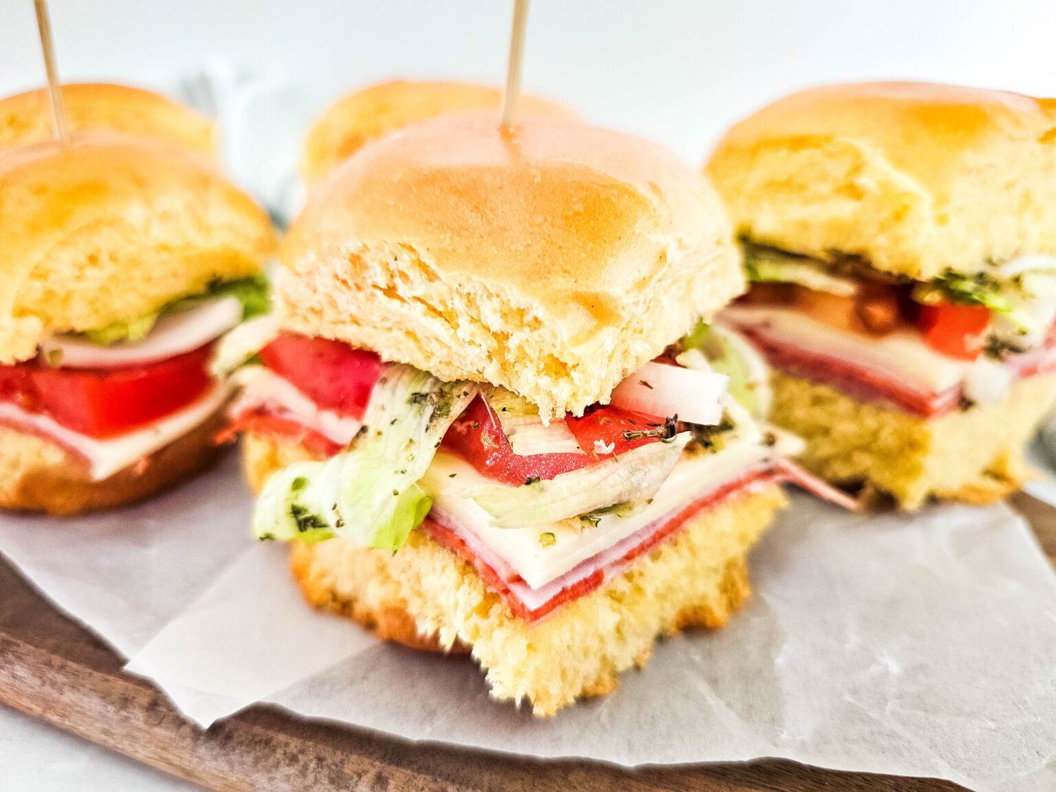 Cold Italian Sliders | She's Not Cookin'