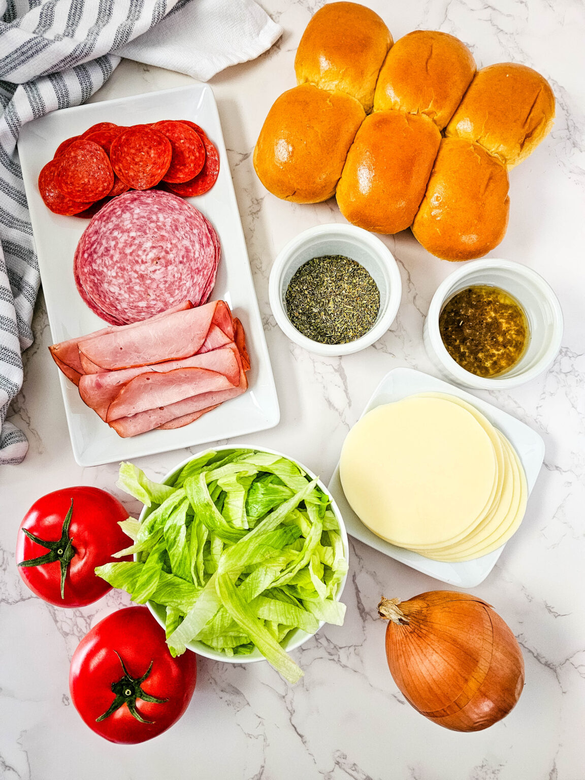 Cold Italian Sliders | She's Not Cookin'