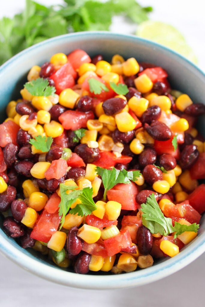 Corn Salsa with Black Beans | She's Not Cookin'