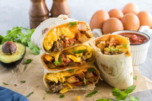Easy Breakfast Burritos (Make Ahead, Grab and Go, or Freeze!) | She's ...