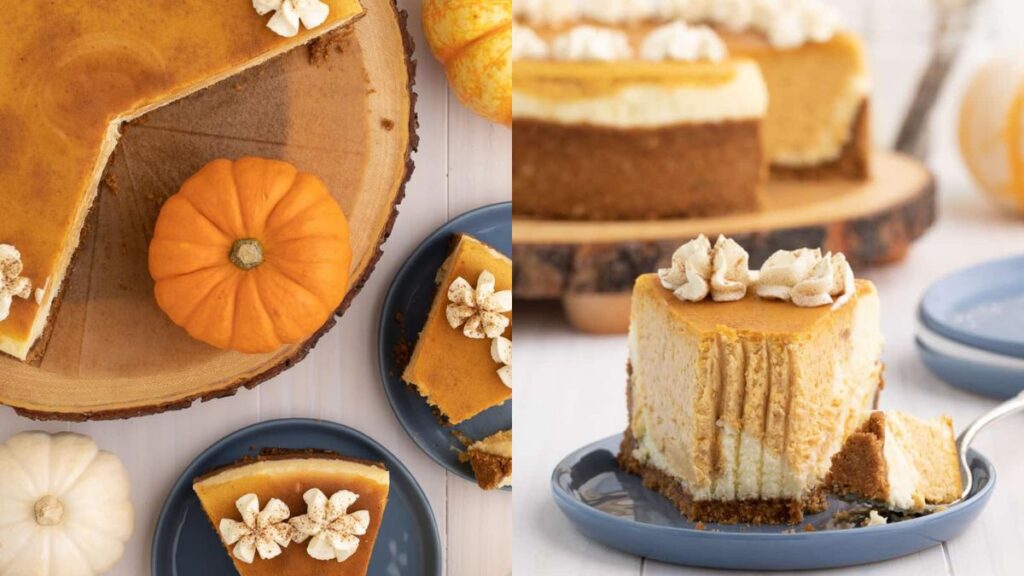 Cozy Up with These Delicious Fall-Inspired Cheesecakes | She's Not Cookin'