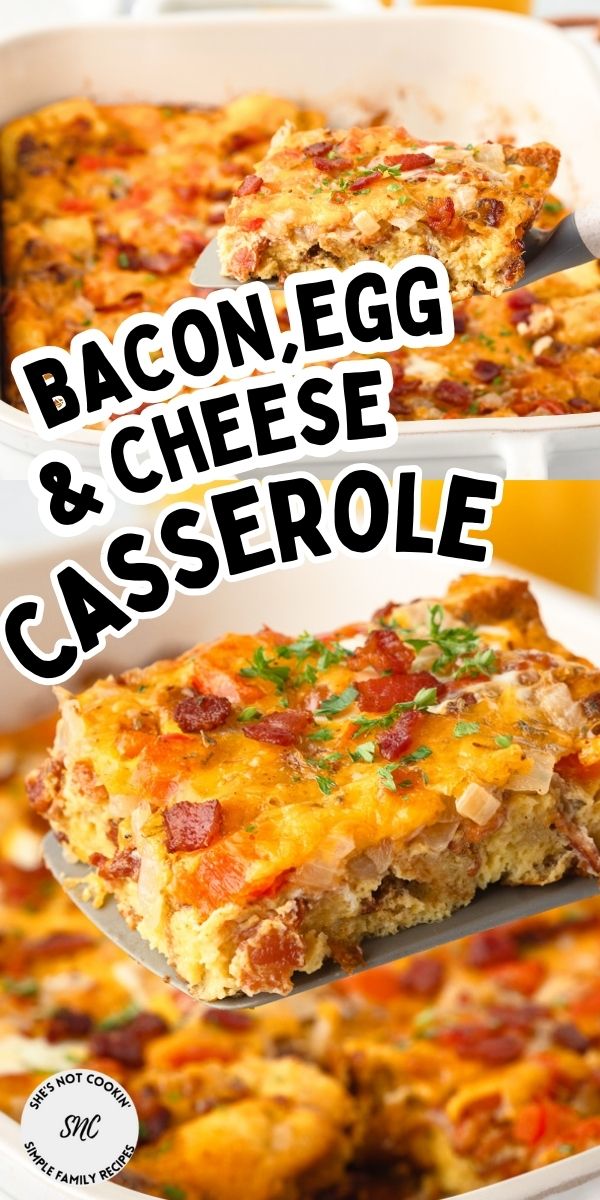 Breakfast Casserole with Hashbrowns | She's Not Cookin'