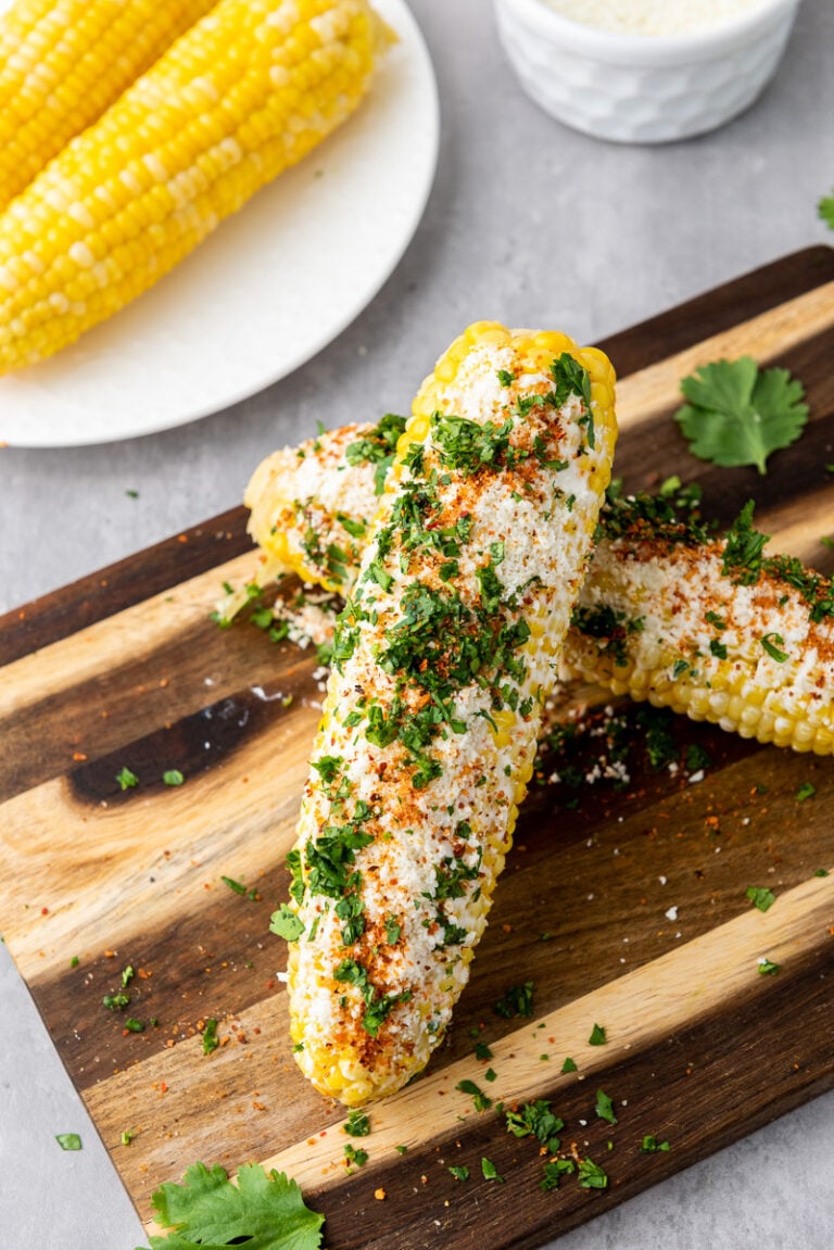 Mexican Street Corn On The Cob (Elote) | She's Not Cookin'