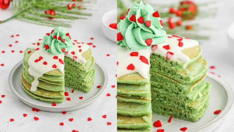 10 Fun Christmas Pancakes Recipes To Try This Year! | She's Not Cookin'