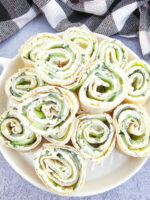 Fresh Dill & Cheese Cucumber Pinwheels | She's Not Cookin'