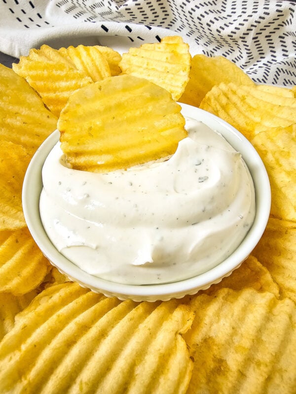 2 Ingredient Ranch Dip | She's Not Cookin'