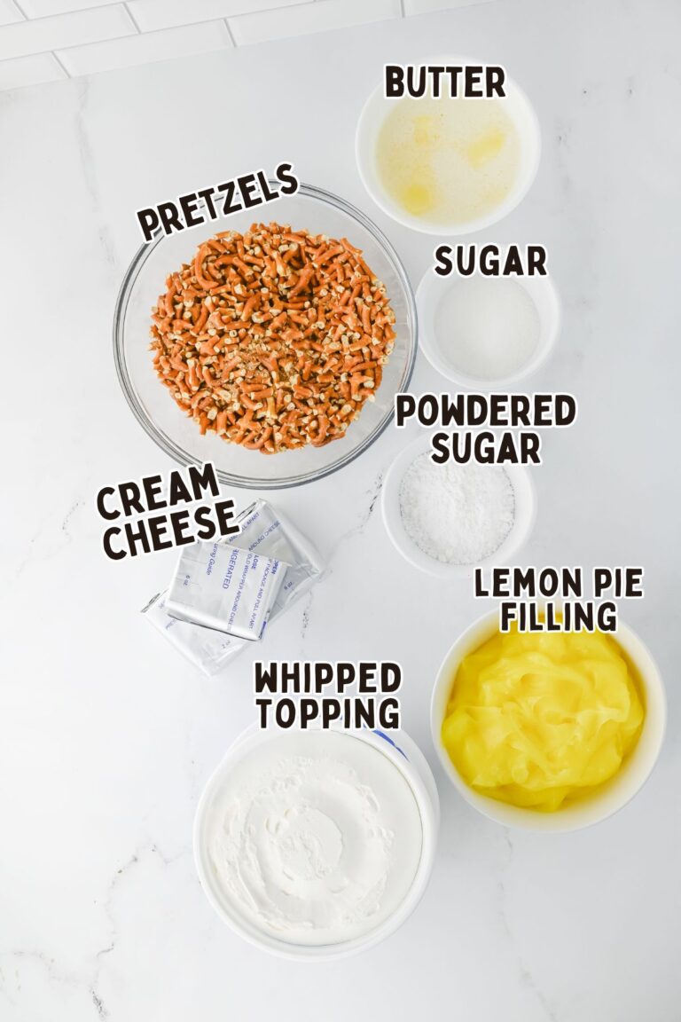 Lemon Pretzel Salad | She's Not Cookin'