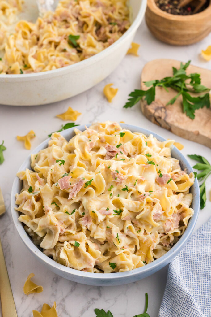 Creamy Homemade Tuna Helper | She's Not Cookin'